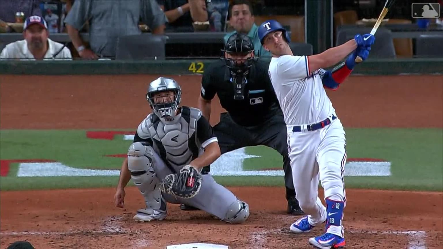 Mitch Garver puts Texas on the board with a solo HR | 08/01/2023 ...