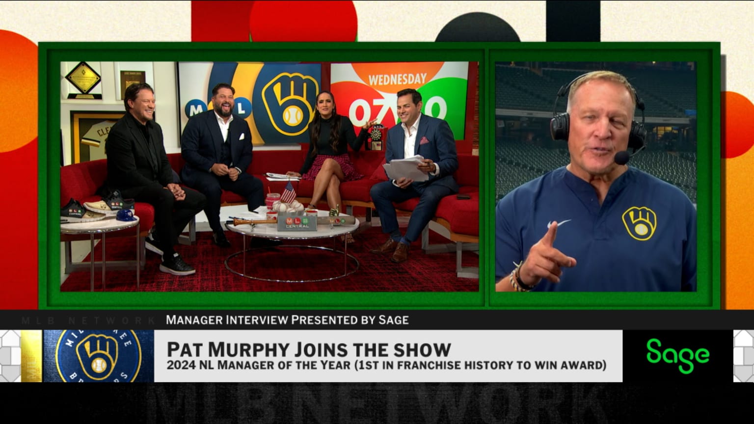 Pat Murphy on the Brewers' incredible season, more | 07/30/2025 ...