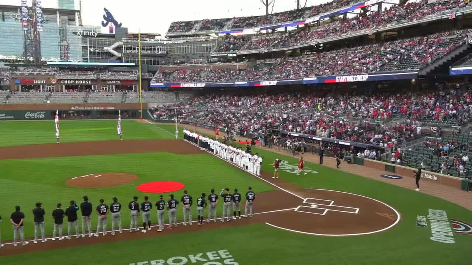 Braves introduce players before home opener | 04/04/2025 | Atlanta Braves