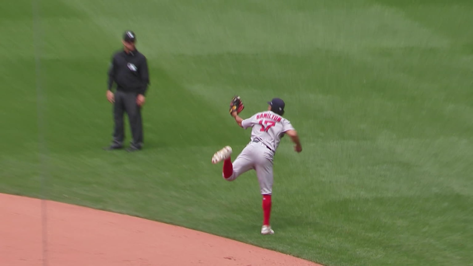David Hamilton's impressive snag | 06/18/2025 | Boston Red Sox