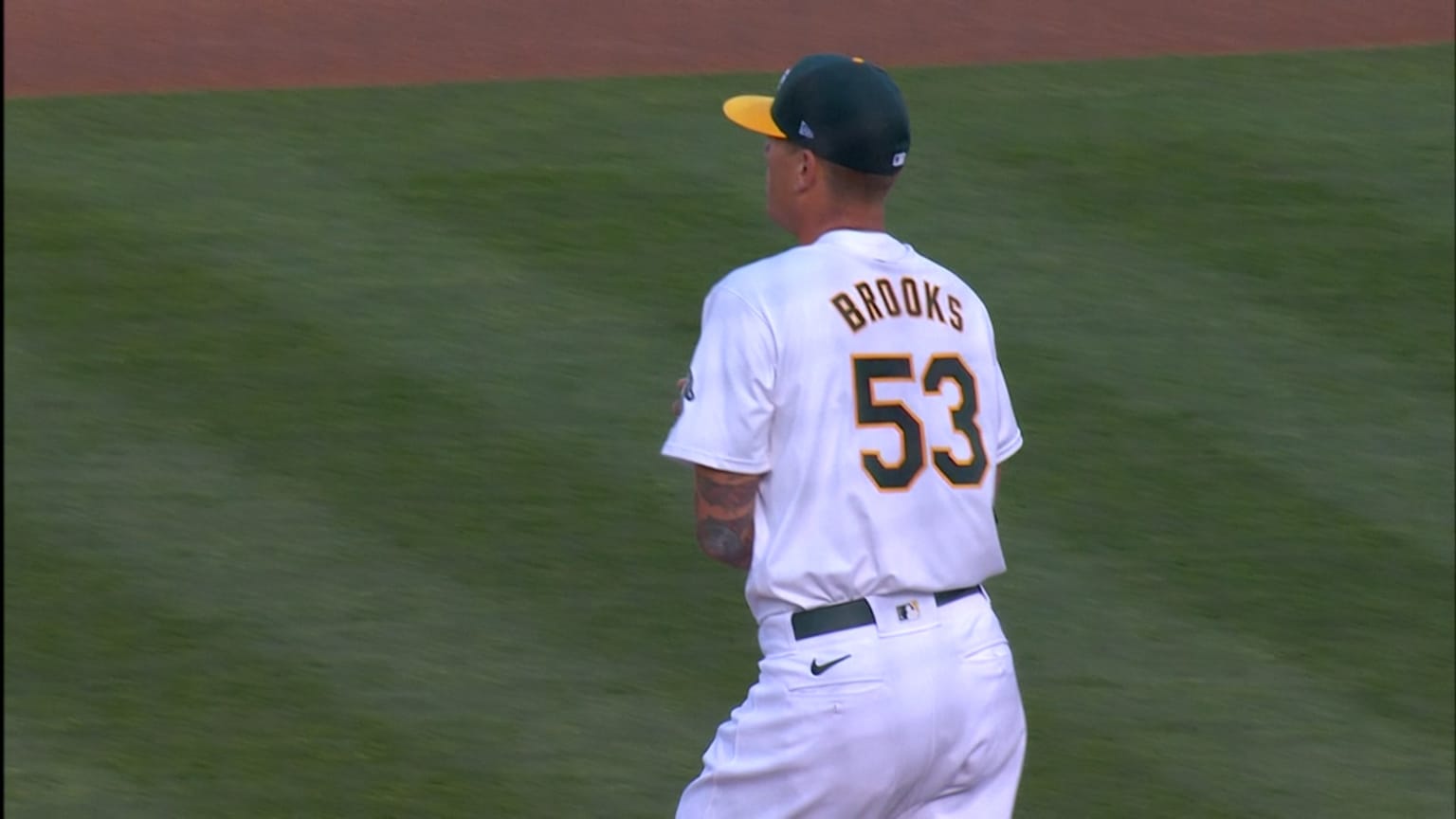 Aaron Brooks strikes out Ezequiel Tovar | 05/21/2024 | Athletics