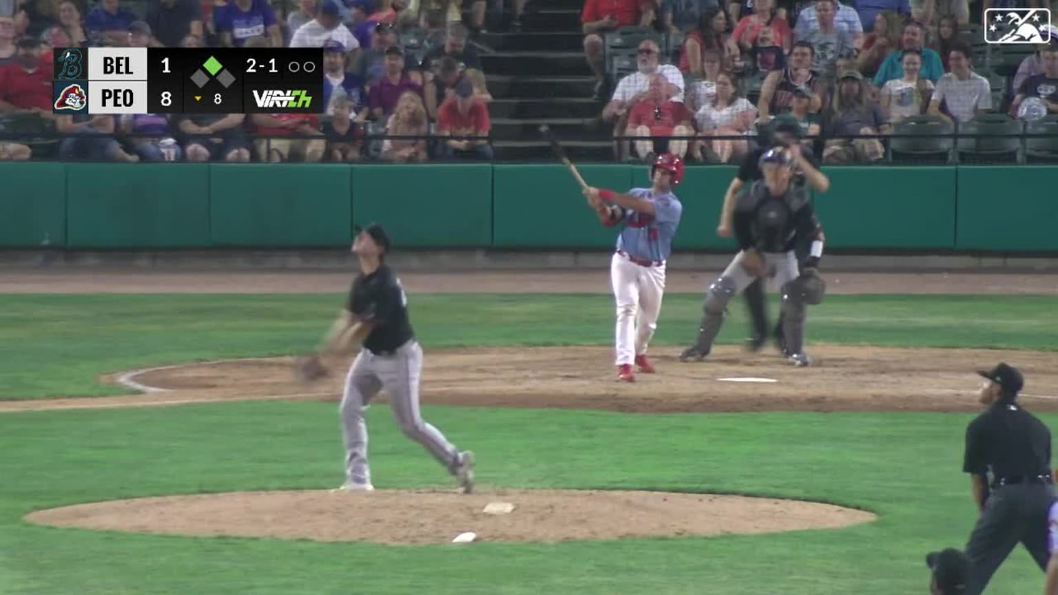 Jimmy Crooks swats a two-run homer in the 8th inning | 06/11/2023 | MLB.com