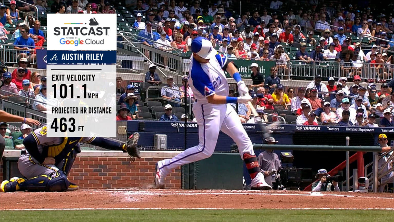 Riley pega HR de 463 pies a 101.1 millas | 30/07/2023 | Los Twins de ...