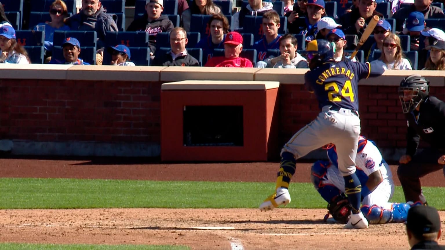 William Contreras impulsa con doble en la 6ta entrada | 31/03/2024 ...