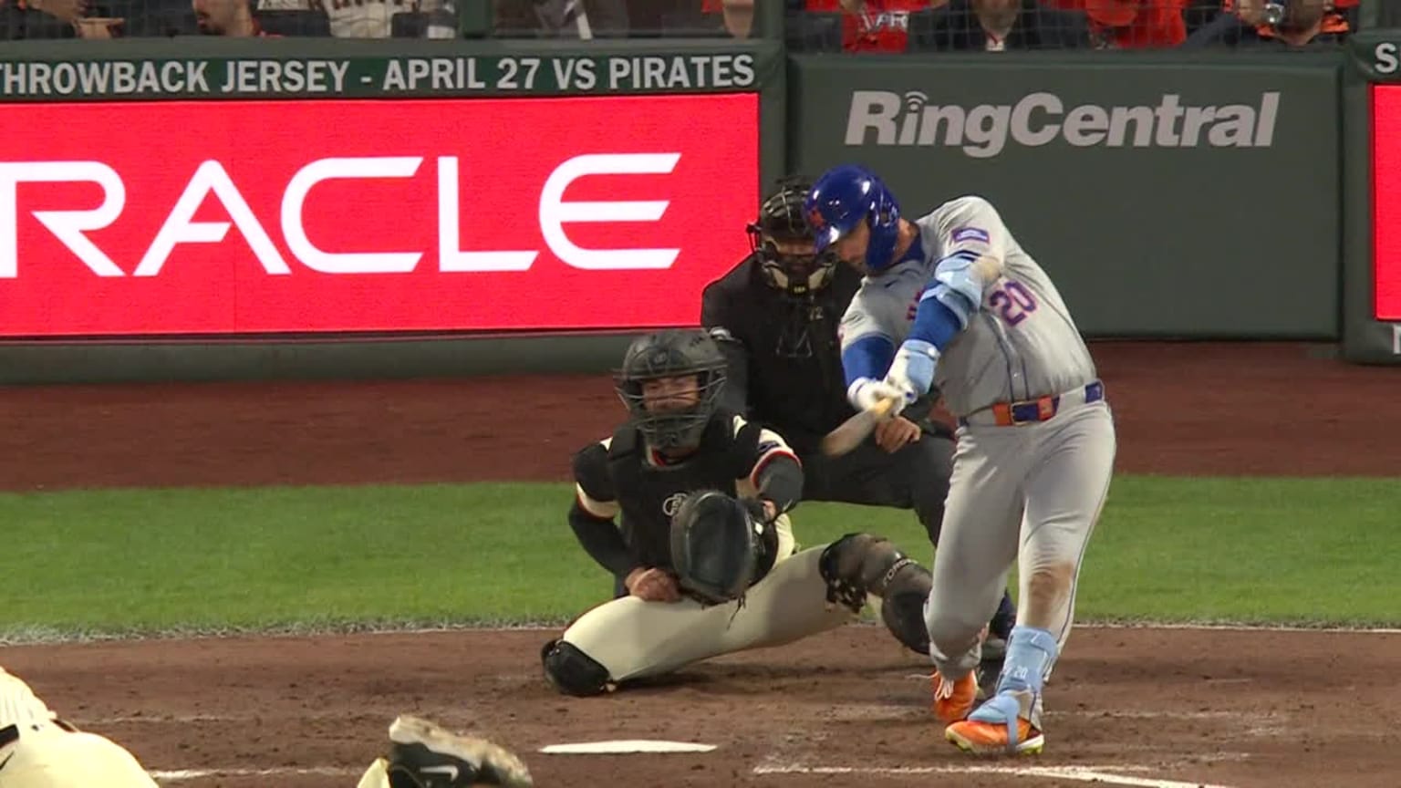 Pete Alonso sacude un batazo de vuelta entera | 22/04/2024 | Los Mets ...