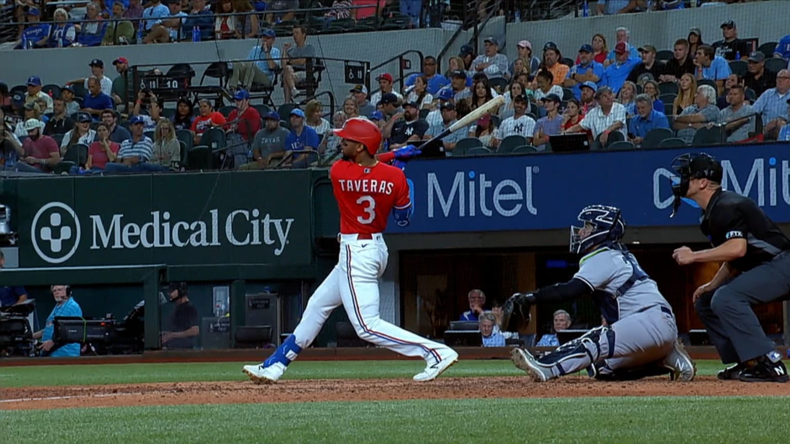 Taveras puts the Rangers on top with a towering homer | 10/04/2022 ...