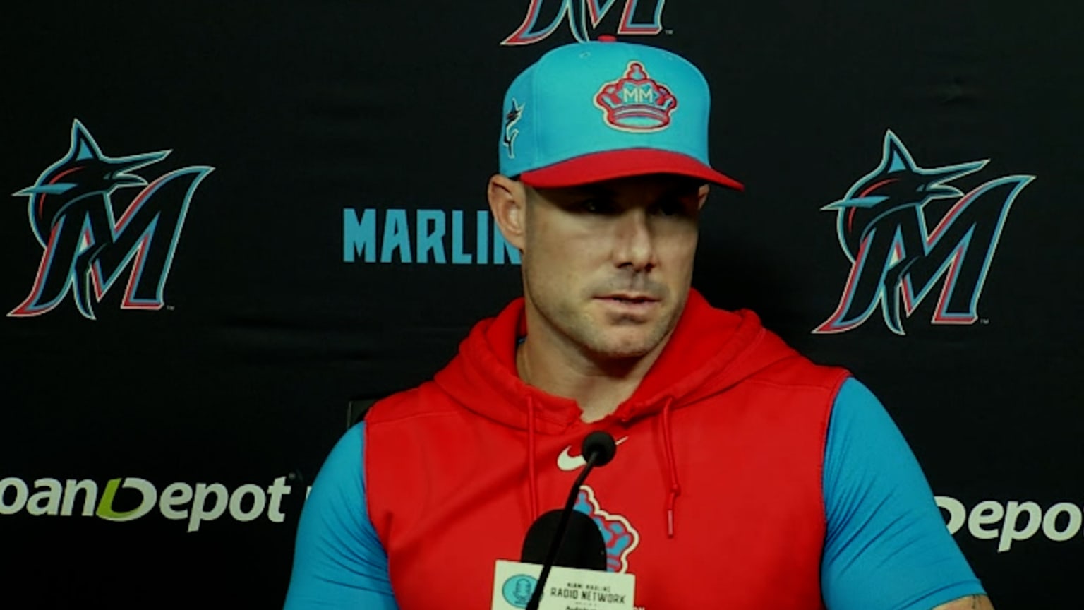 Skip Schumaker on the Marlins' 14-2 loss | 08/24/2024 | Miami Marlins