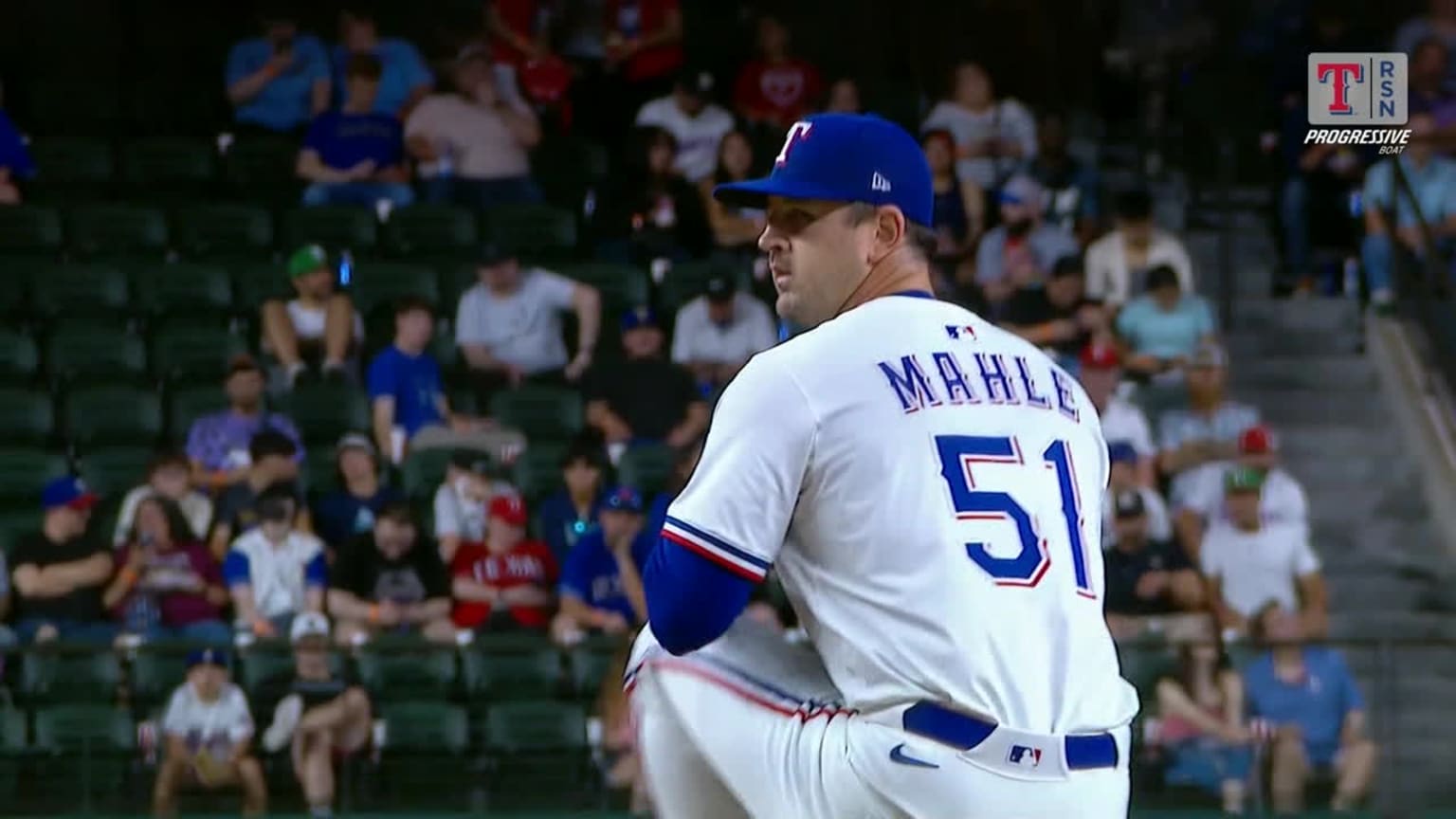 Tyler Mahle strands runner at third in 5th | 05/28/2025 | Texas Rangers