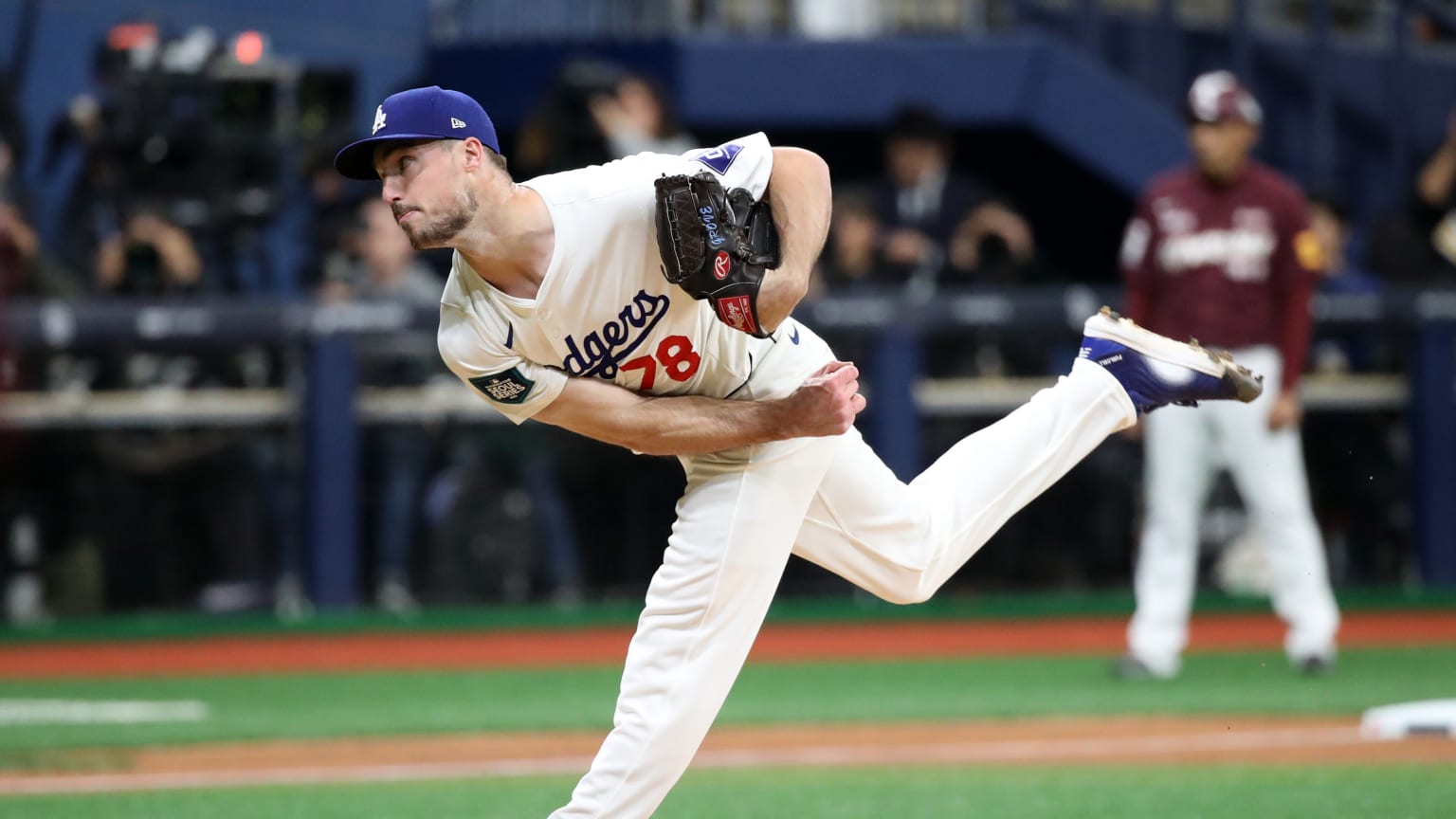 Michael Grove tosses two perfect innings | 03/16/2024 | Los Angeles Dodgers