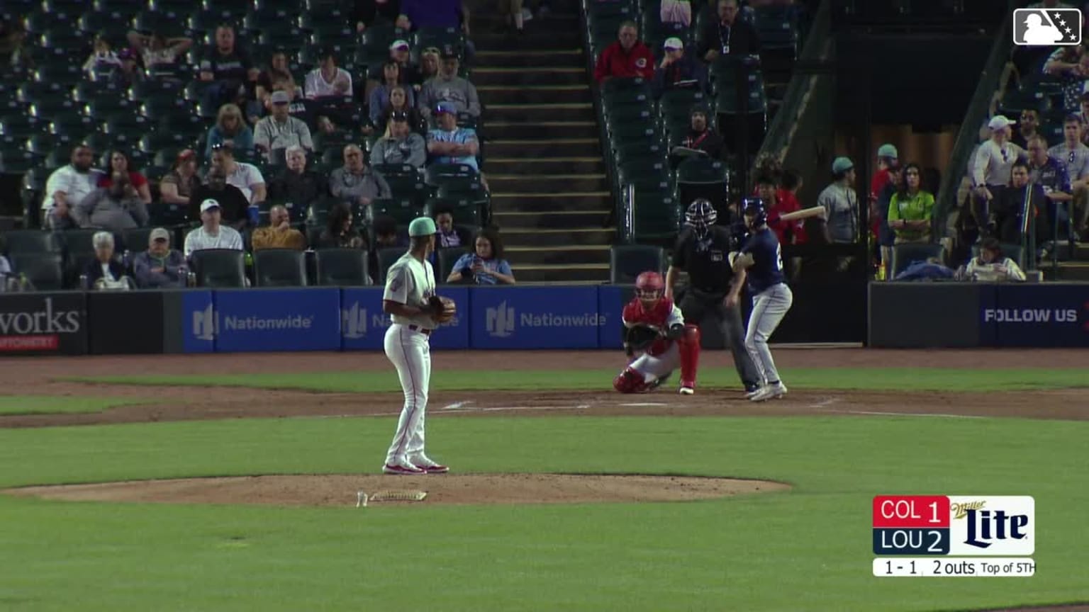 Michael Trautwein's diving catch | 04/14/2024 | MLB.com