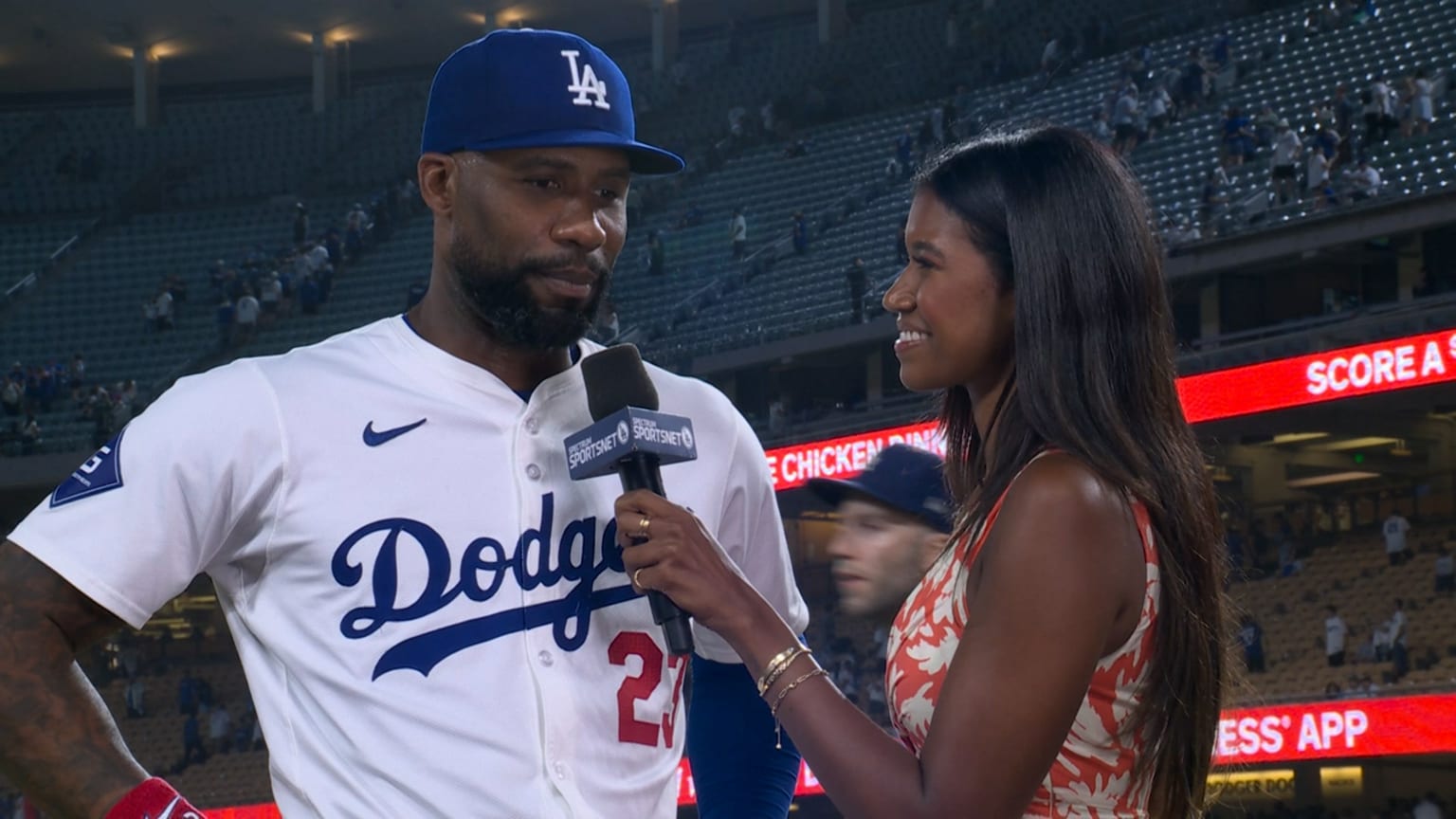 Jason Heyward on go-ahead homer, Dodgers' win | 08/20/2024 | Los ...