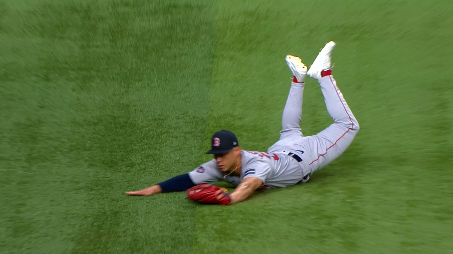 Rob Refsnyder's diving catch | 07/03/2024 | Boston Red Sox