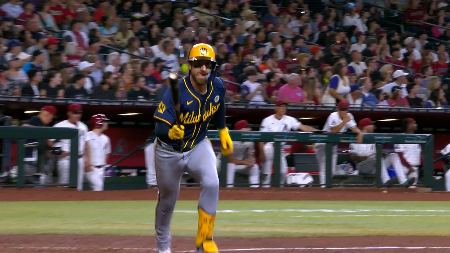 Eric Haase sacude un tablazo de dos vueltas | 15/09/2024 | Los Brewers ...