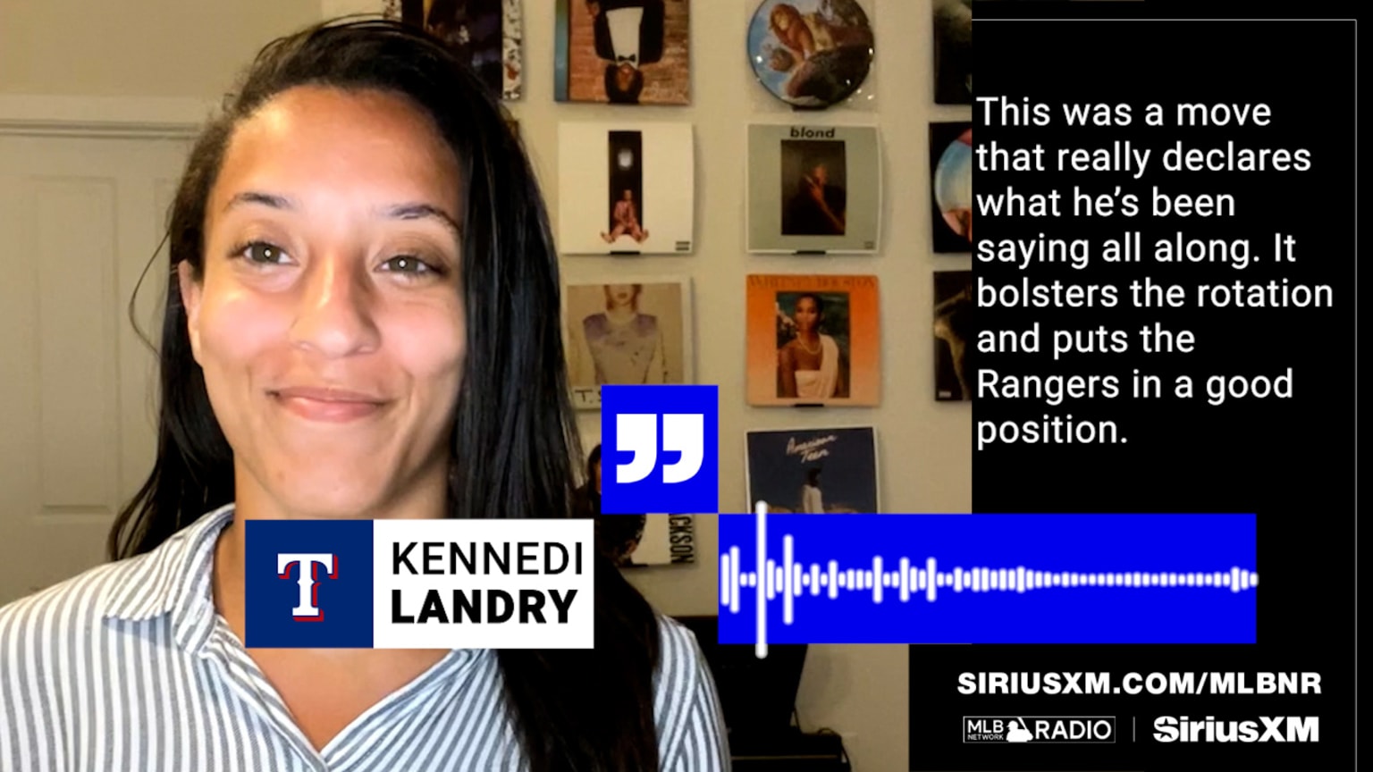 Kennedi Landry on Rangers acquiring MacKenzie Gore | 01/25/2026 | MLB.com