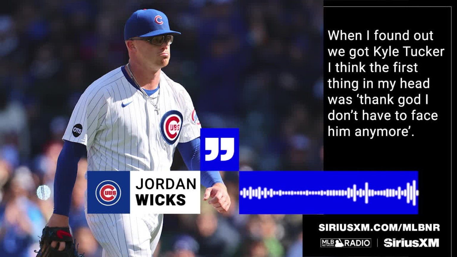 Jordan Wicks discusses preparation, Kyle Tucker | 01/31/2025 | MLB.com
