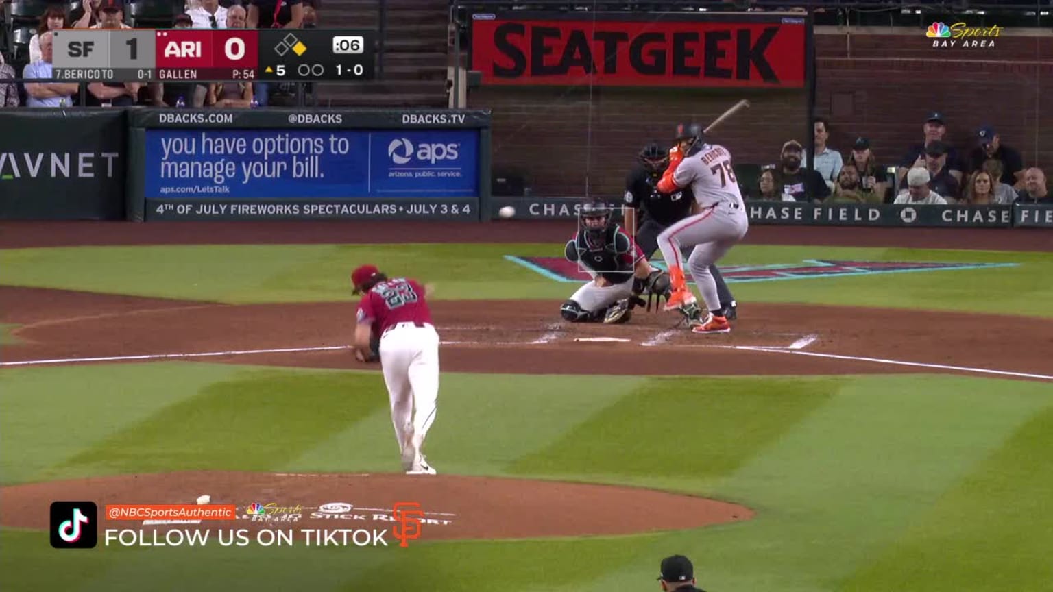 Victor Bericoto homers (4) on a fly ball to left center field. Jung Hoo ...