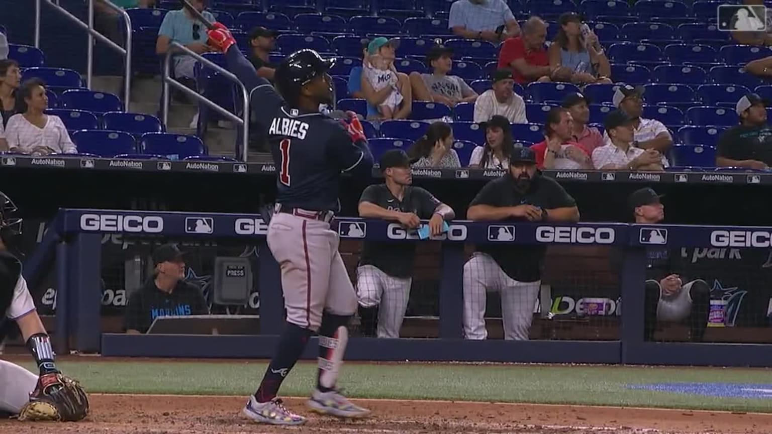 Ozzie Albies gets four hits against Miami | 05/03/2023 | Atlanta Braves