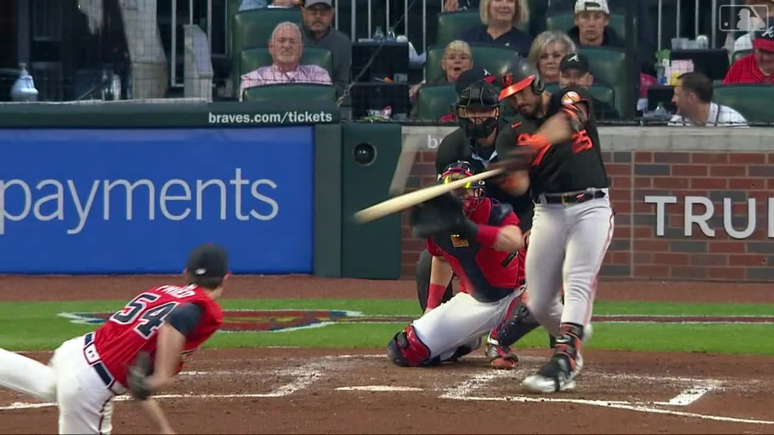 Santander slugs a solo homer to center field | 05/05/2023 | MLB.com