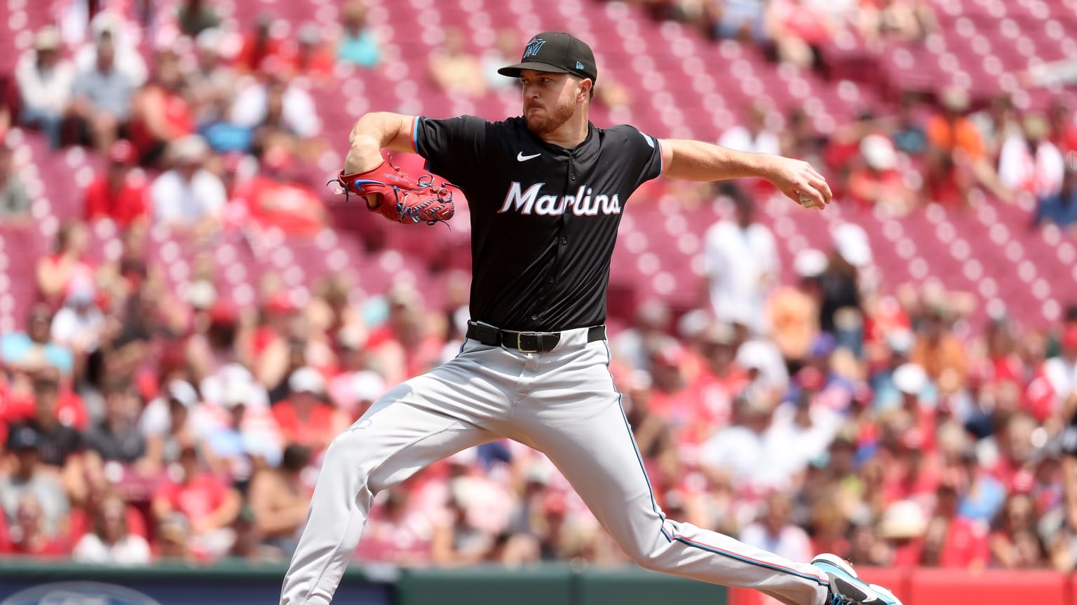Trevor Rogers strikes out four against the Reds | 07/14/2024 | Miami Marlins