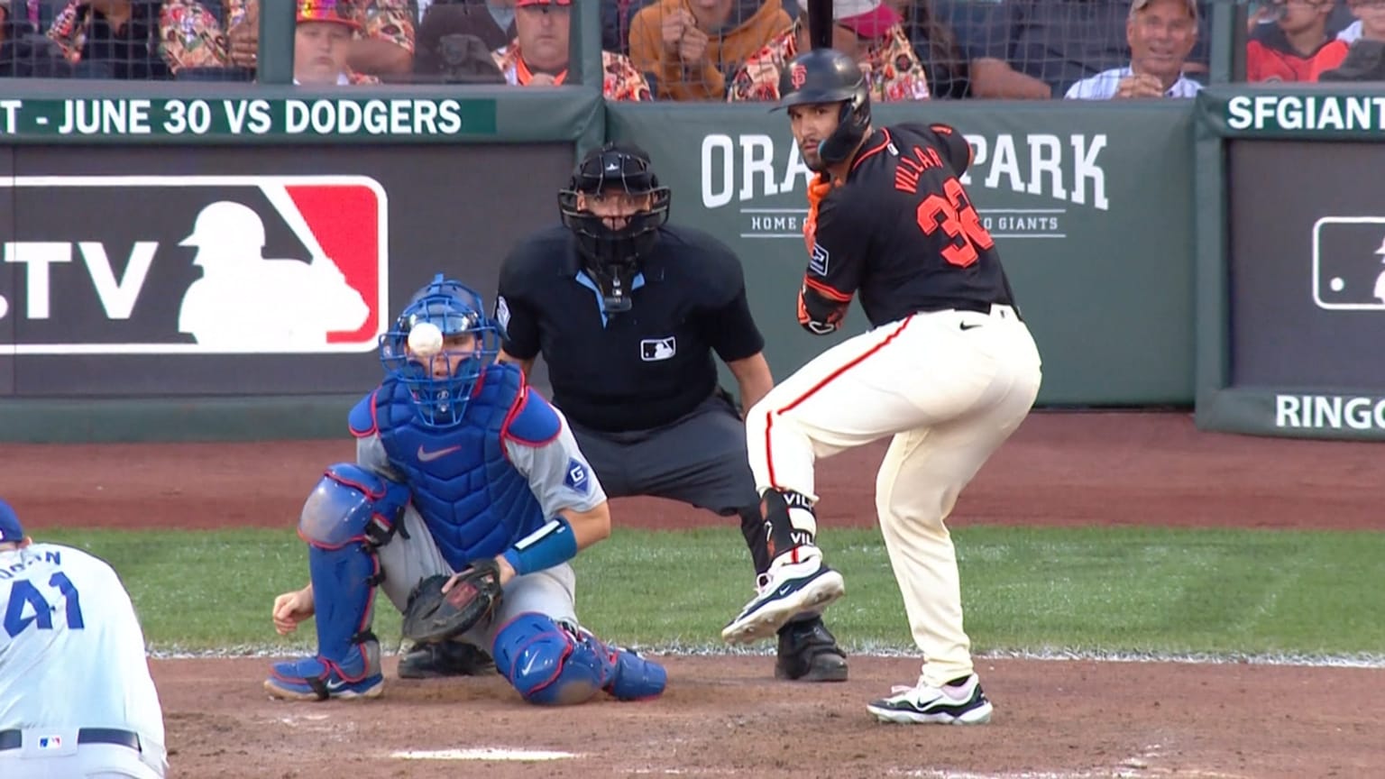 David Villar's pinch-hit RBI double | 06/29/2024 | San Francisco Giants