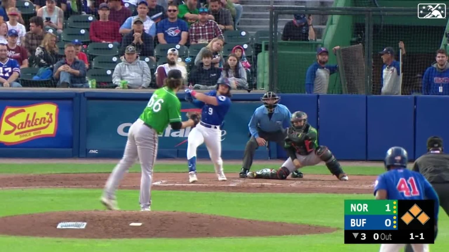 Barger rips a two-run single for Triple-A Buffalo | 09/22/2023 ...