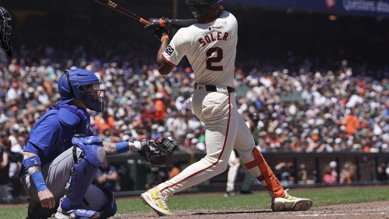 Jorge Soler's RBI ground-rule double | 06/27/2024 | San Francisco Giants