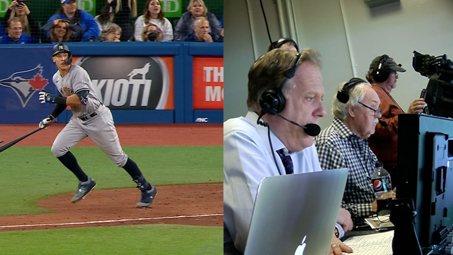 Look at Michael Kay's call of Aaron Judge's homer | 09/28/2022 | New ...