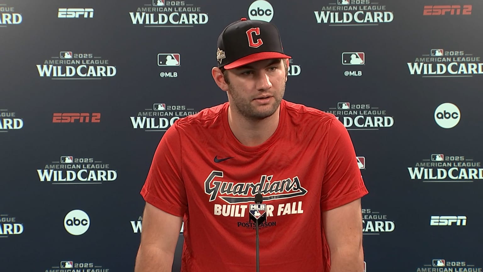 Gavin Williams on pitching Game 1 of Wild Card Series | 09/29/2025 ...