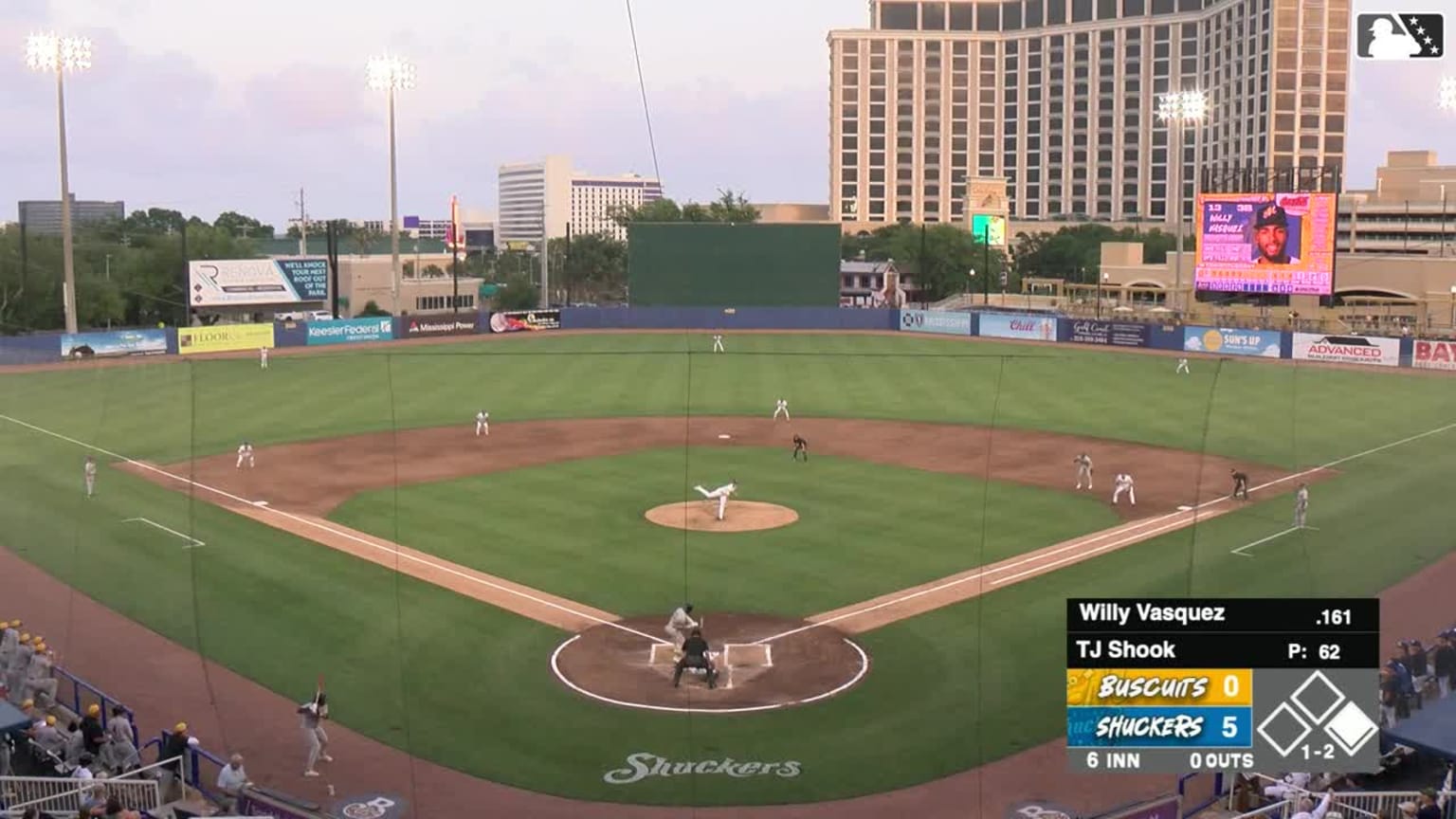 TJ Shook fans his eighth and final batter of the game | 05/08/2024 ...
