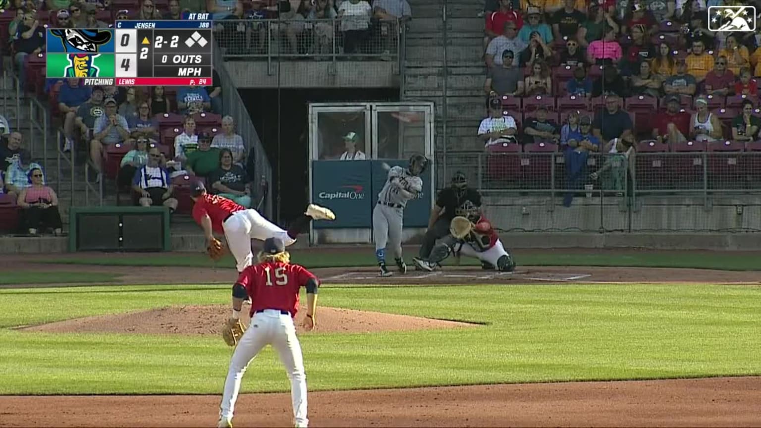 Carter Jensen swats a three-run homer to right field | 07/09/2023 | MLB.com