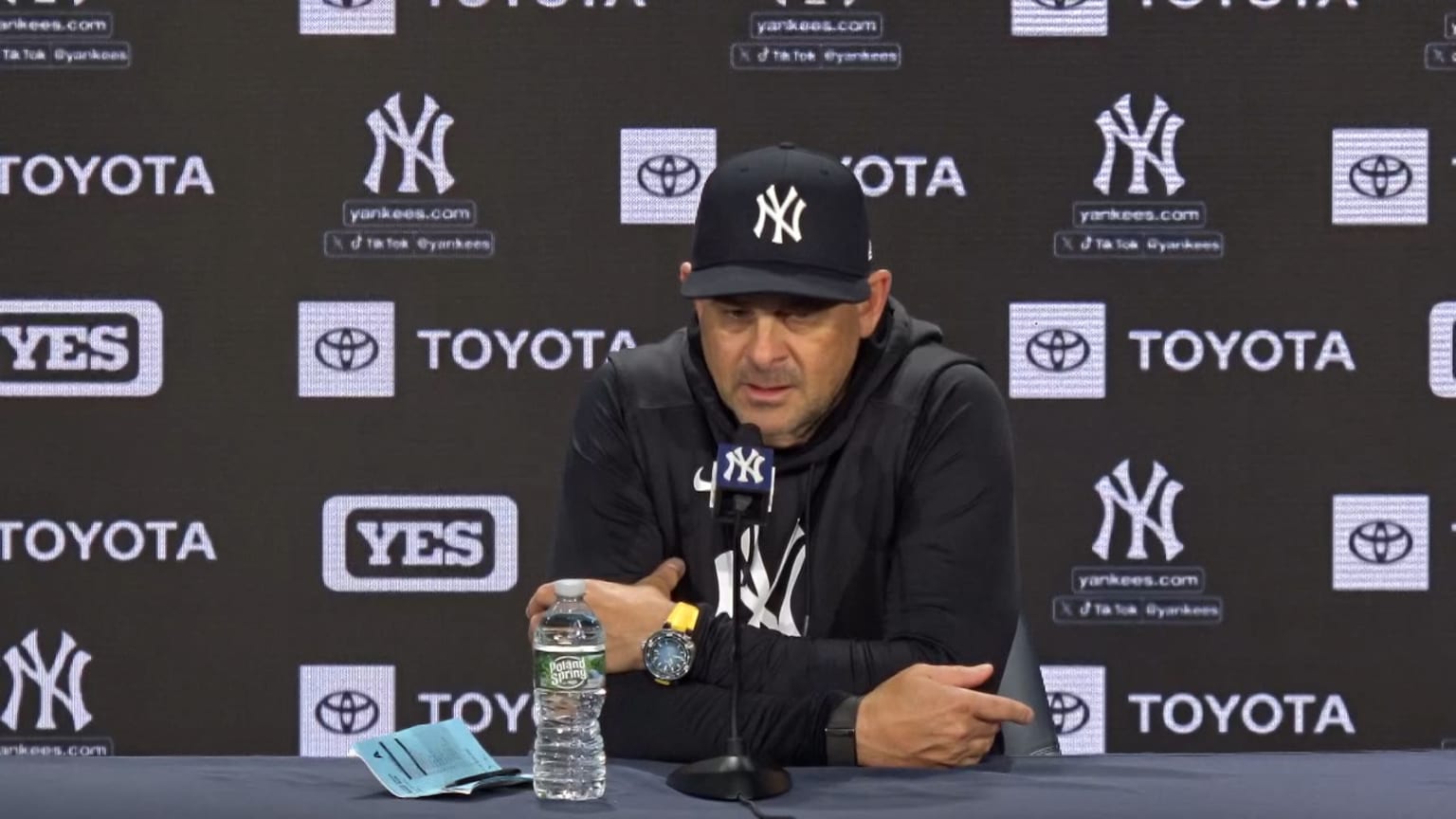 Aaron Boone talks Carlos Rodón's outing, Aaron Judge | 06/08/2025 | MLB.com