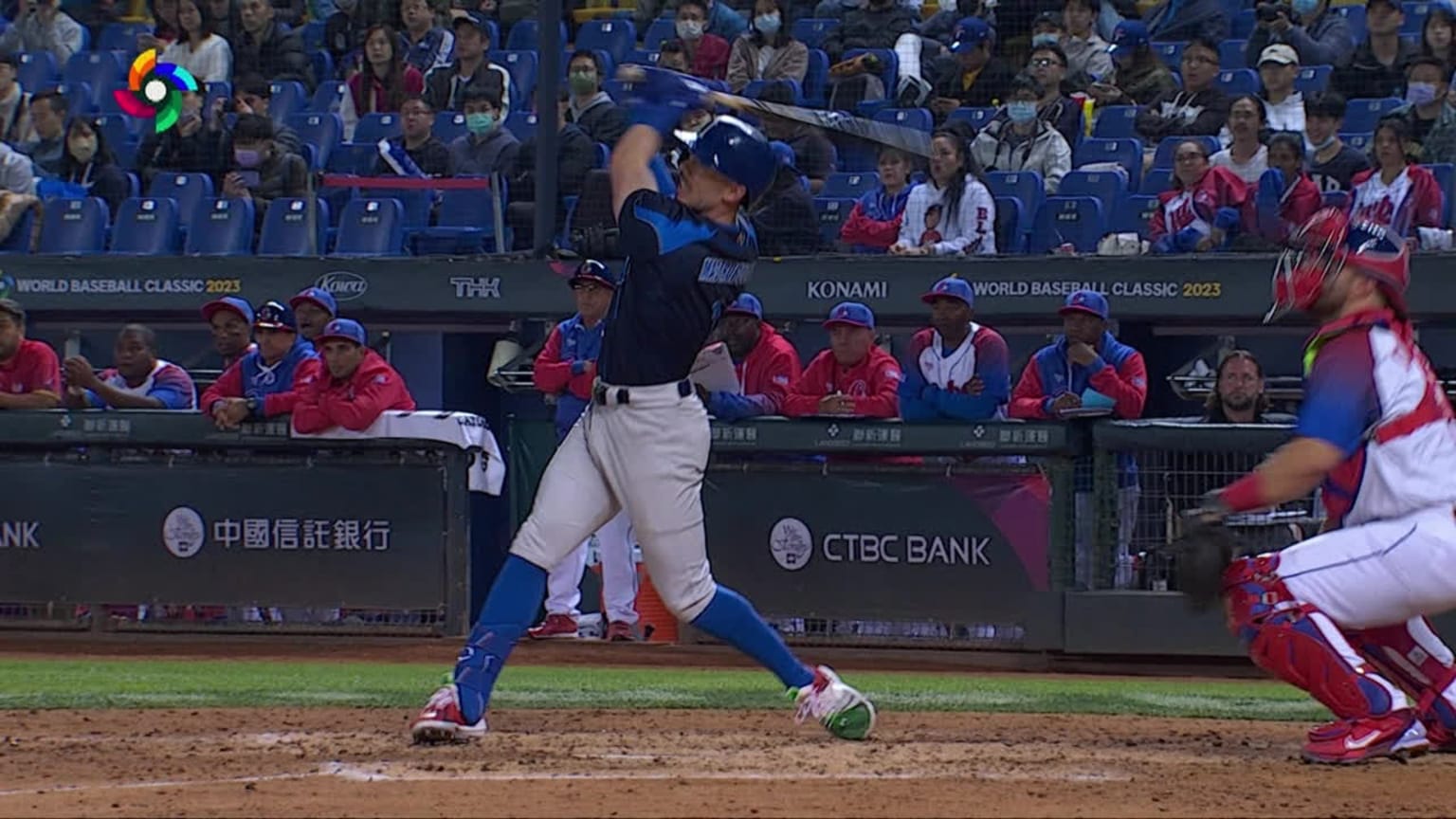 Miles Mastrobuoni slams RBI double to deep left field | 03/09/2023 ...