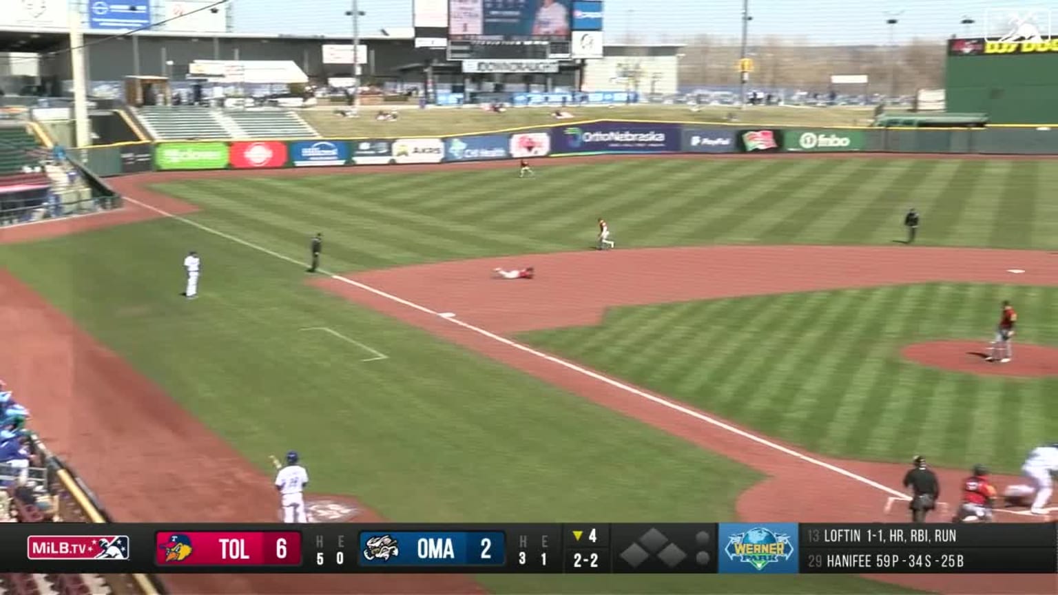 Justyn-Henry Malloy makes a diving stop at 3rd base | 04/06/2023 | MLB.com
