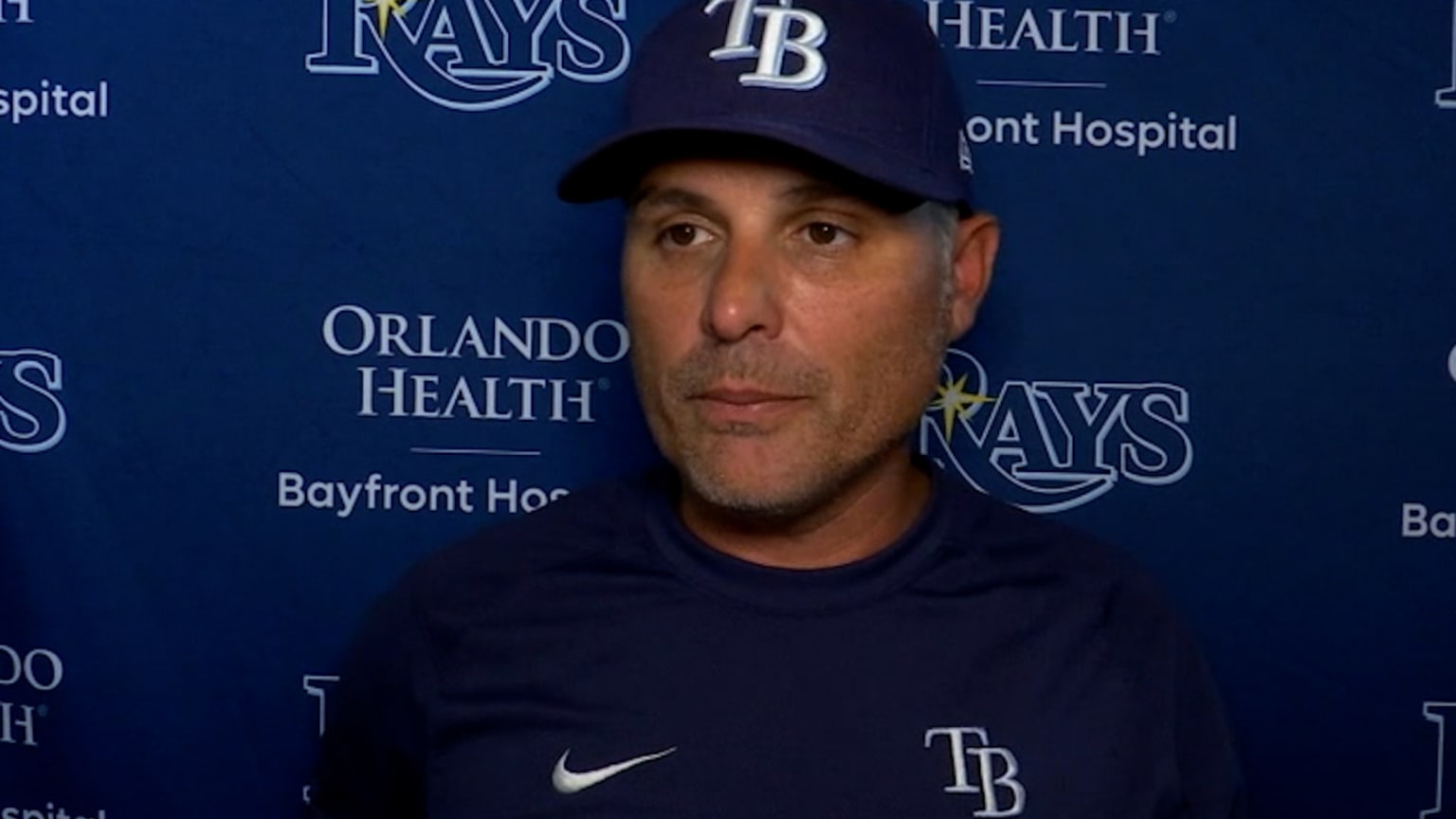Kevin Cash discusses getting guys on base early | 04/10/2024 | Tampa Bay Rays