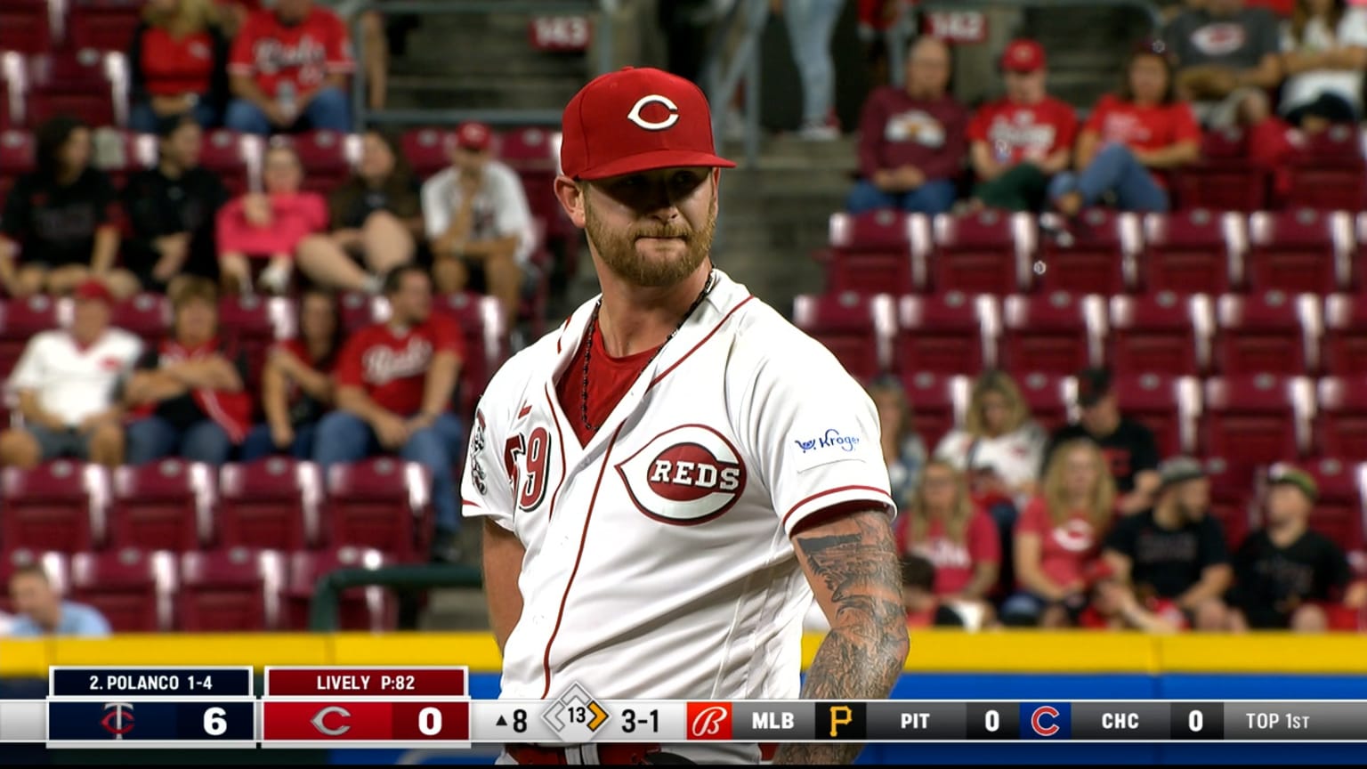 Ben Lively strikes out Jorge Polanco swinging | 09/19/2023 | Cincinnati ...