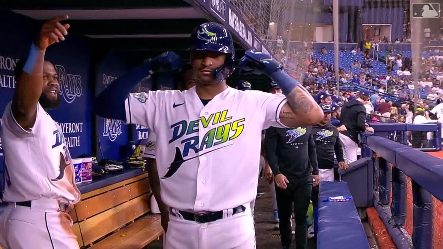 The Rays' bats stay hot, hitting 5 homers vs. A's | 04/07/2023 | Tampa ...