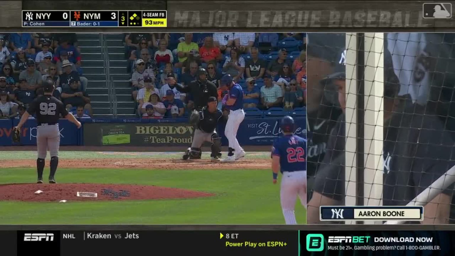 Mets score two runs on passed ball | 03/05/2024 | New York Mets