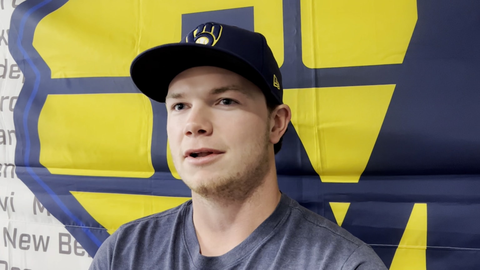 Gus Varland discusses making the Brewers' roster | 03/27/2023 ...