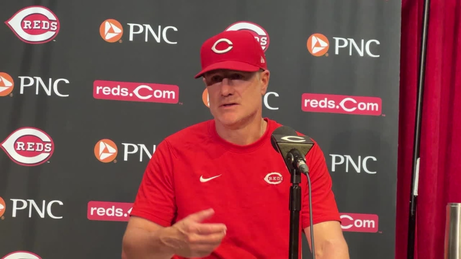 Reds manager David Bell on 4-3 win over Padres | 07/02/2023 ...