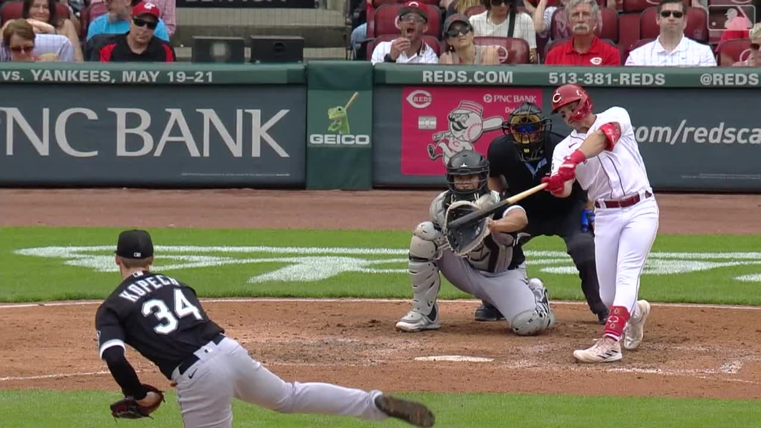 Spencer Steer rips a solo homer run to left | 05/07/2023 | Tampa Bay Rays