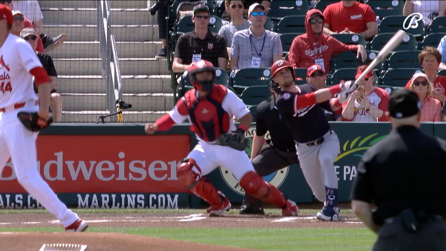 Lane Thomas crushes a leadoff home run to left field | 02/29/2024 ...