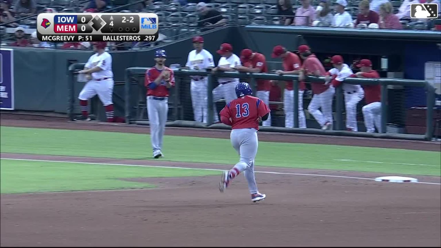 Moises Ballesteros' opposite-field home run | 07/20/2024 | Chicago Cubs