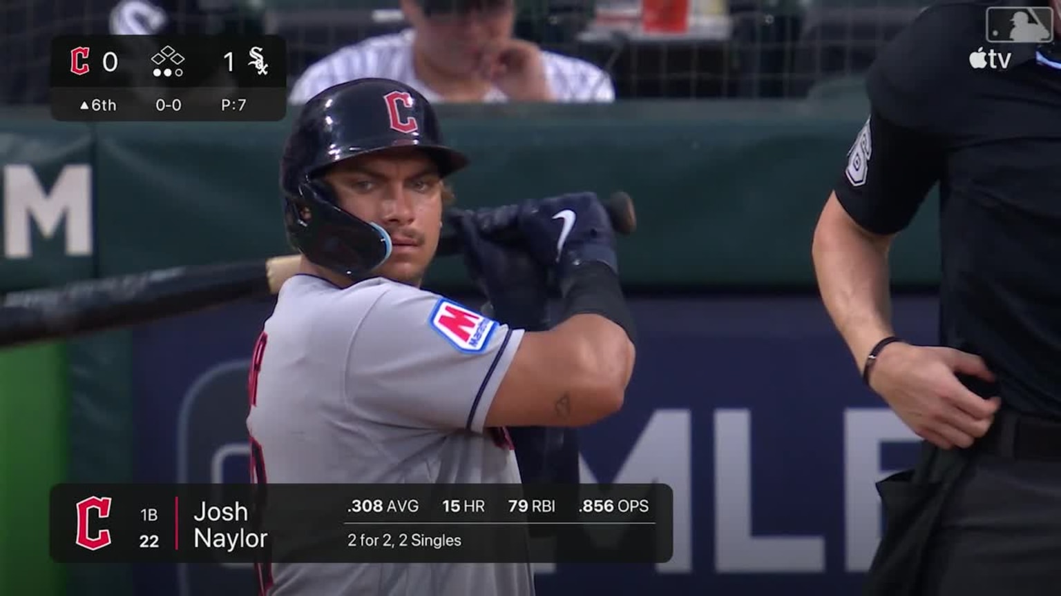 Josh Naylor belts a double to deep left field in 6th | 07/28/2023 ...