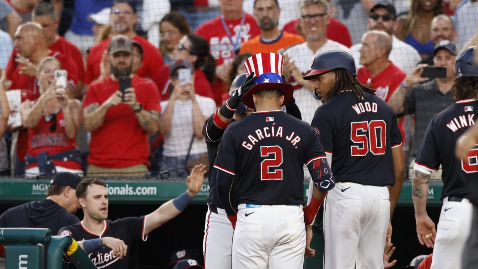 Luis García Jr.'s three-run home run (8) | 07/03/2024 | Washington ...