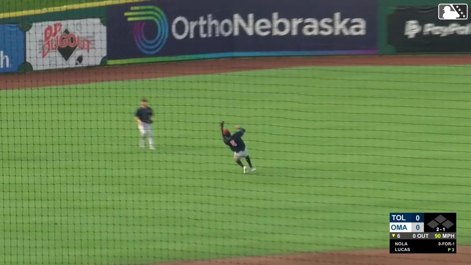 Ryan Kreidler's over the shoulder catch | 07/12/2024 | MLB.com