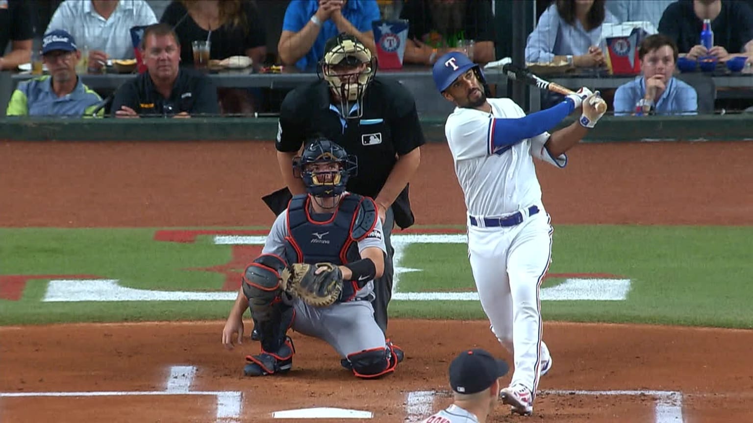 Marcus Semien crushes a leadoff homer in the 1st | 06/26/2023 | Texas ...