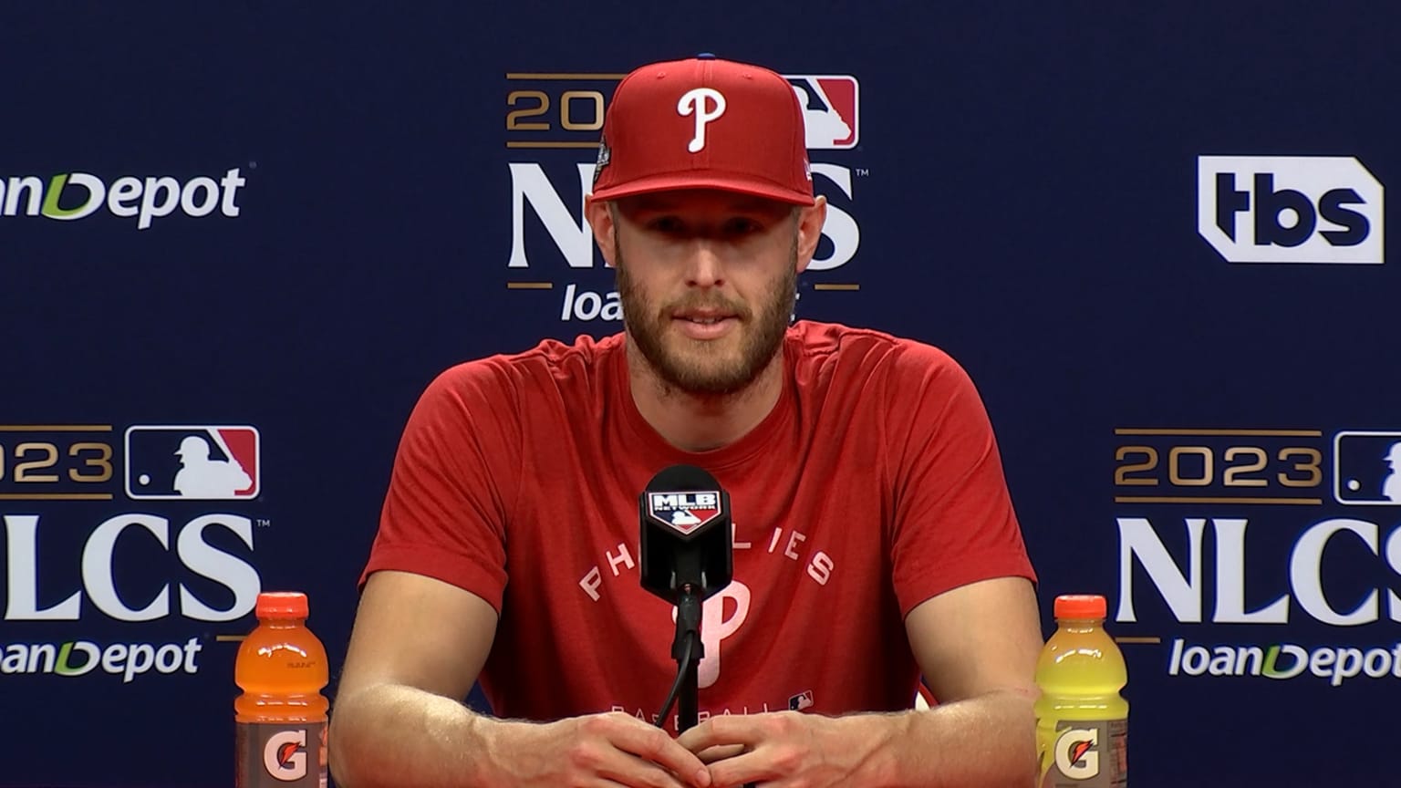 Zack Wheeler on starting Game 1 of the NLCS | 10/15/2023 | MLB.com