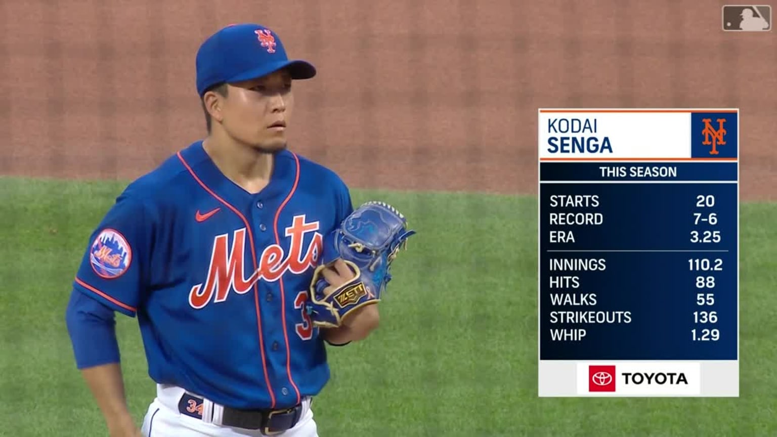 Kodai Senga strikes out six across 6 innings | 08/07/2023 | New York Mets