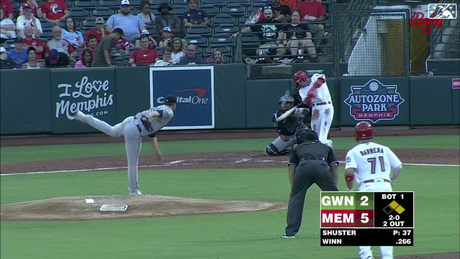 Masyn Winn hits a three-run homer to left-field | 07/15/2023 | St ...
