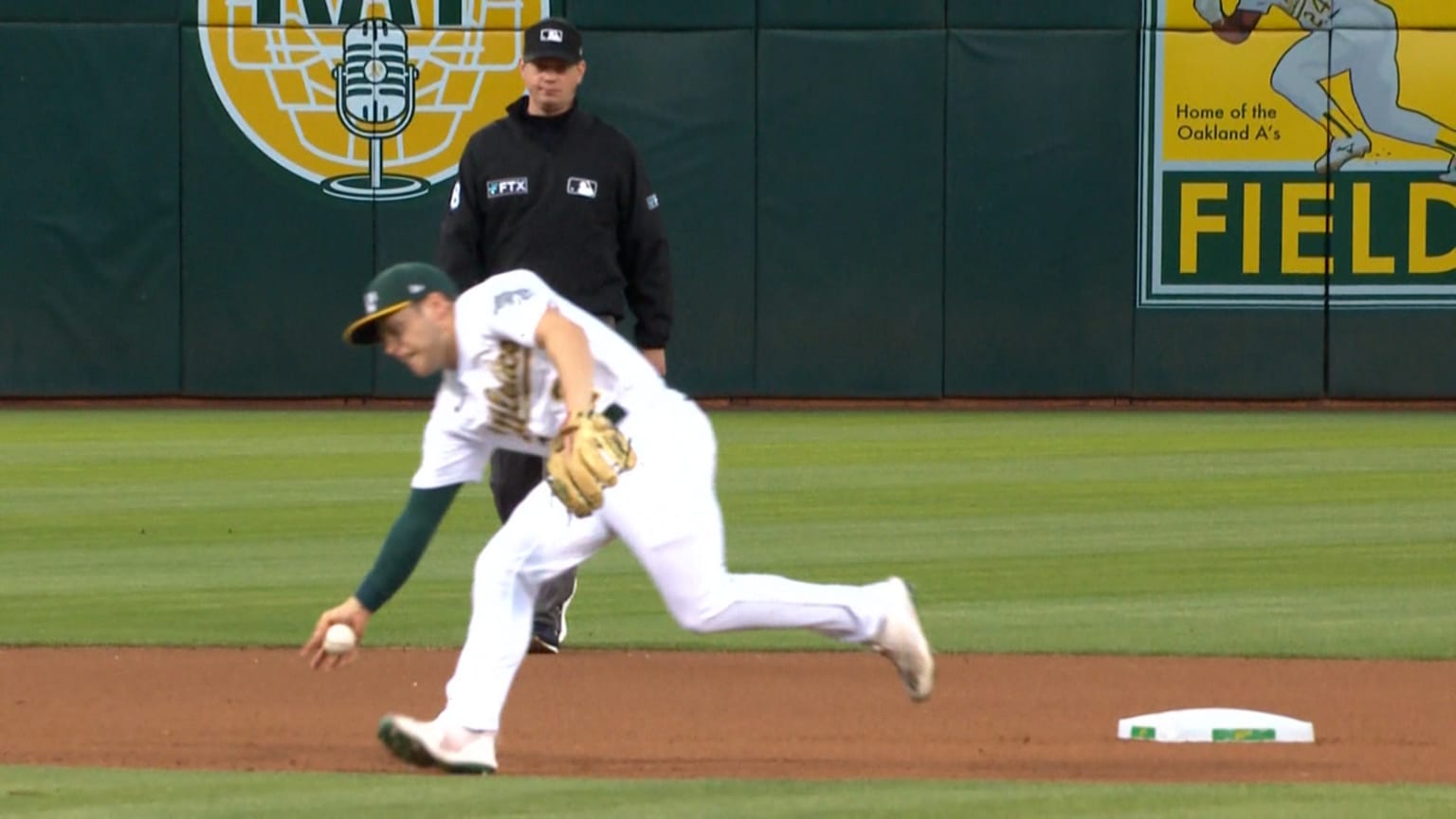 Nick Allen throws across his body in time for the out | 08/22/2022 ...